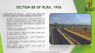 Section 88 to 105 of Rajasthan Land Revenue Act | PPTX