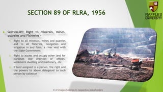 Section 88 to 105 of Rajasthan Land Revenue Act | PPTX