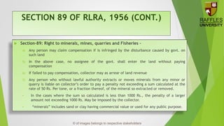 Section 88 to 105 of Rajasthan Land Revenue Act | PPTX