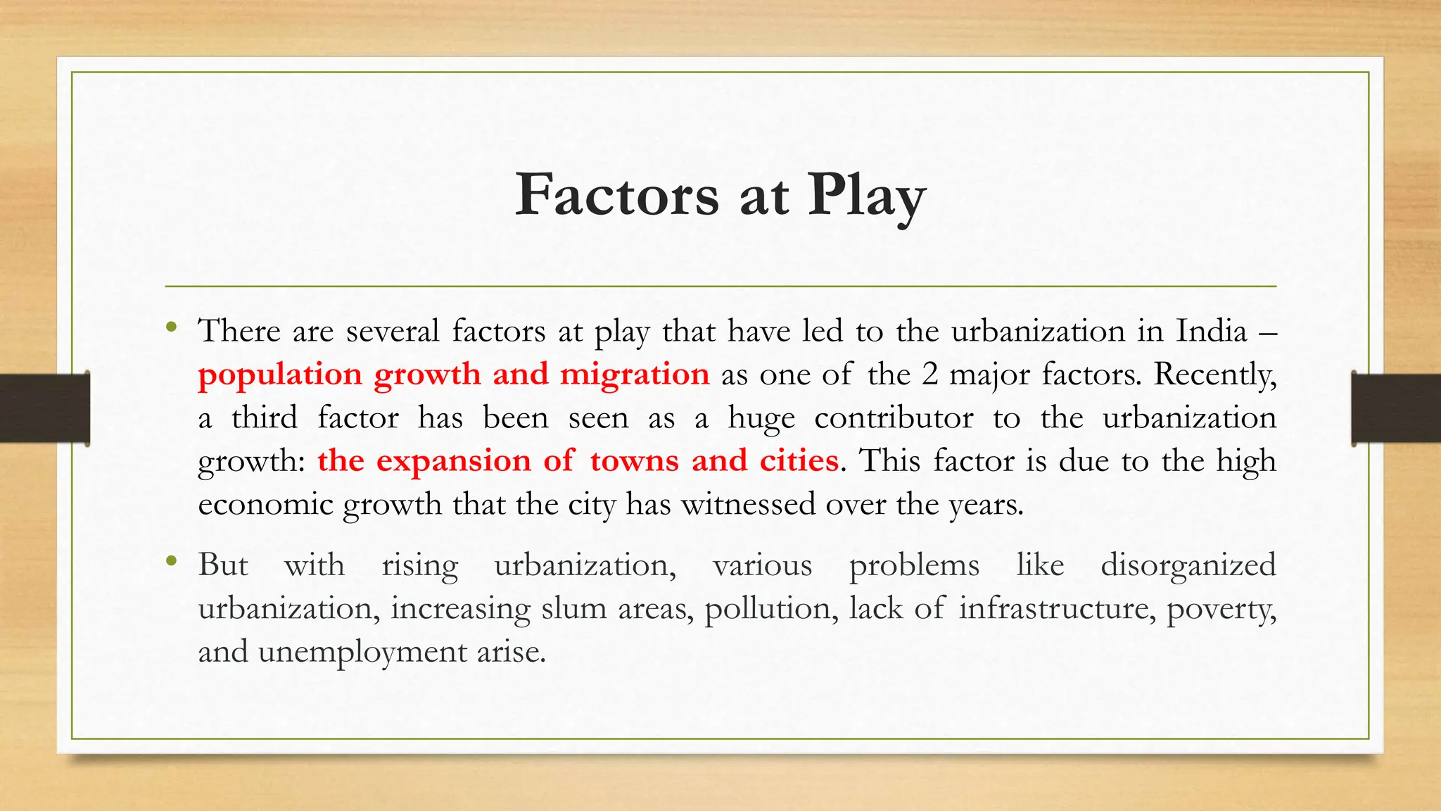 Urbanization and Emerging Issues - Land Law | PPTX