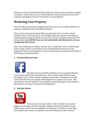 Landlord Report | PDF