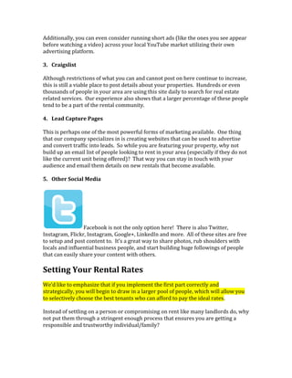 Landlord Report | PDF