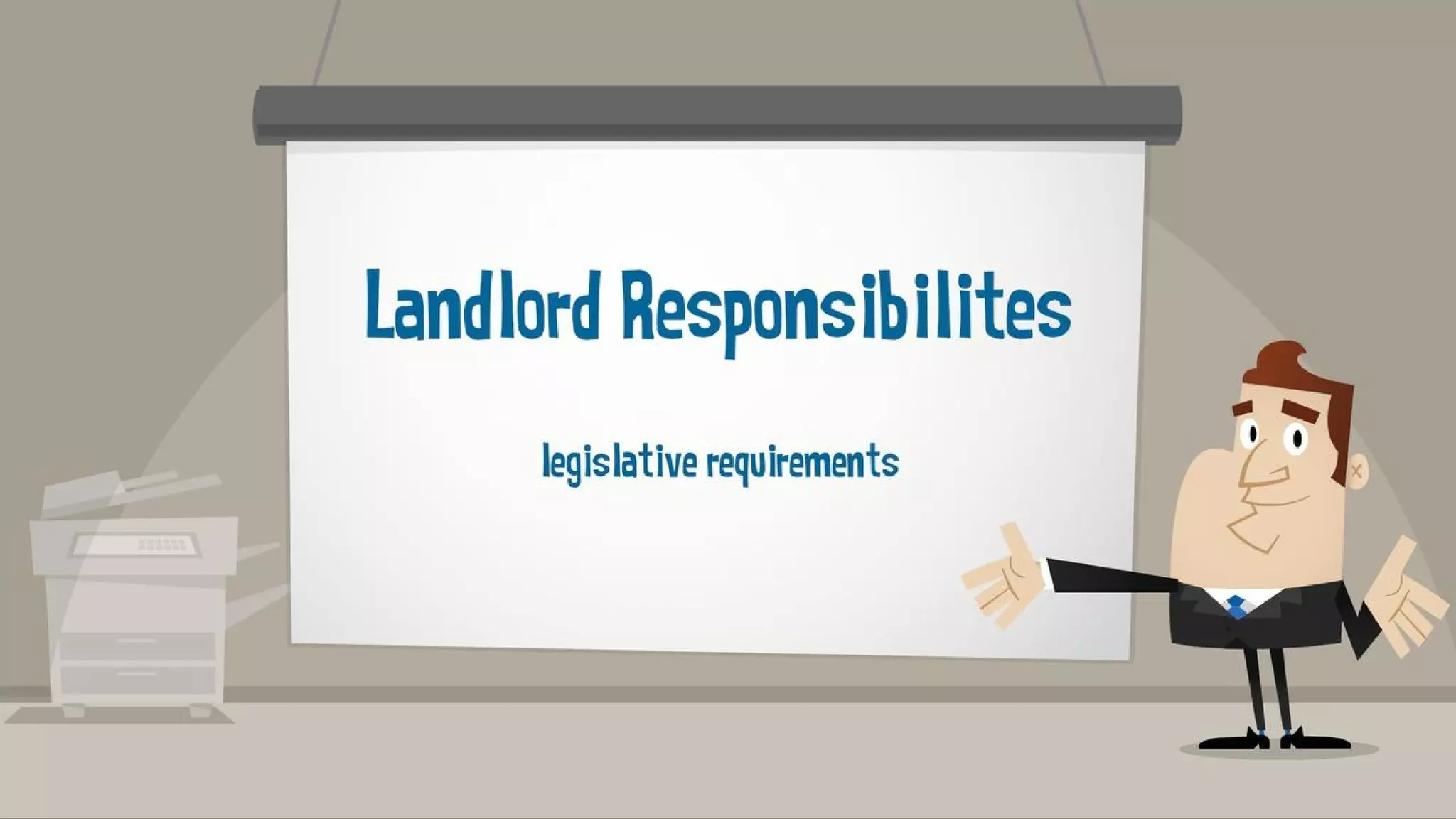 Landlord Responsibilities - Legislative Requirements | PPT