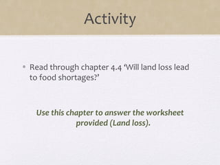 Land loss | PPT