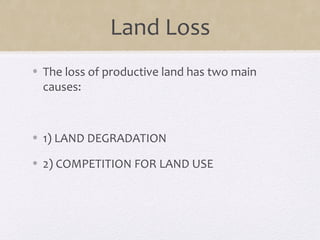 Land loss | PPT