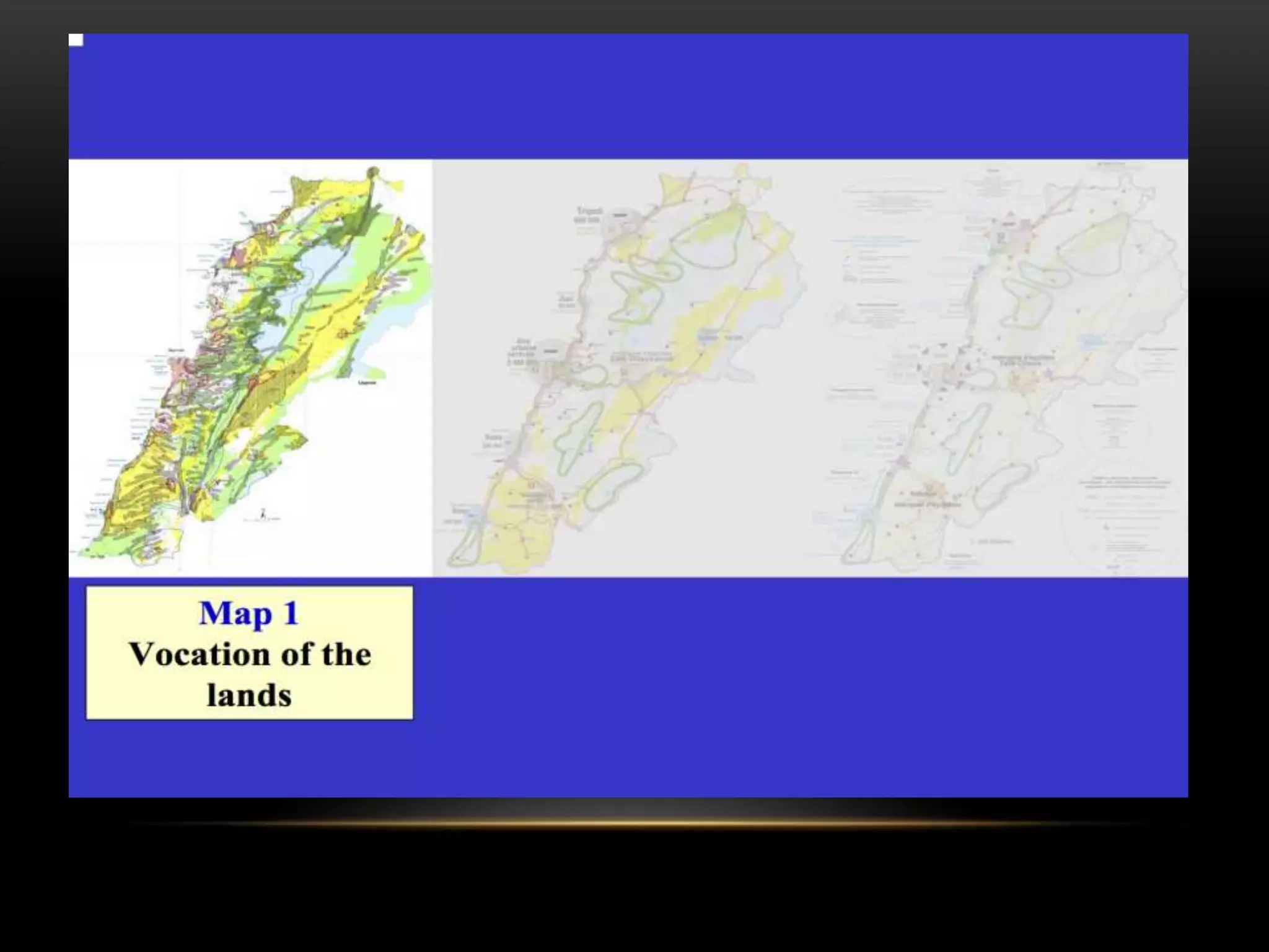 Land management of Lebanon | PPTX
