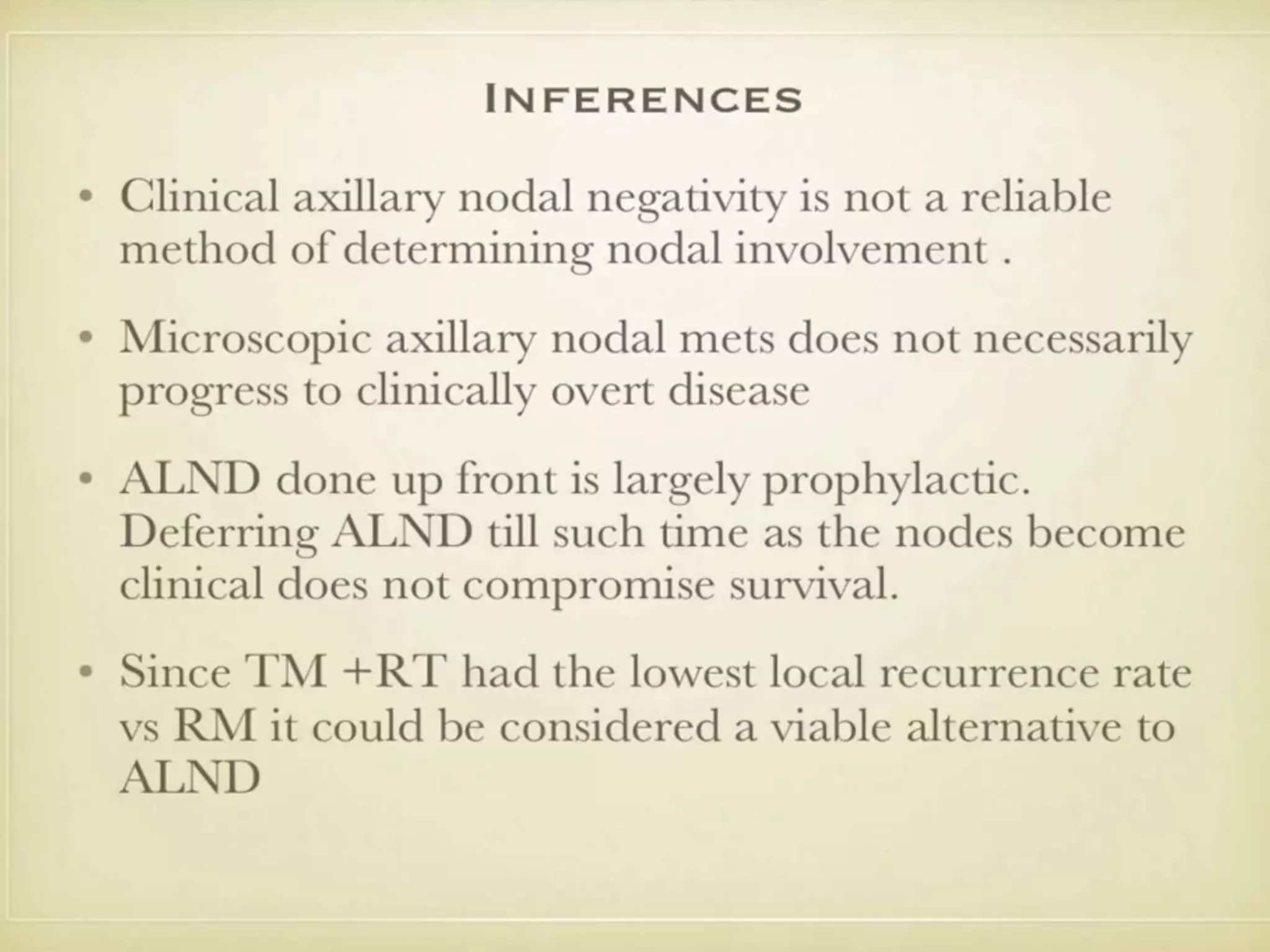 Landmark trials in breast Cancer surgery - NSABP 04,06,MILAN,EORTC ...