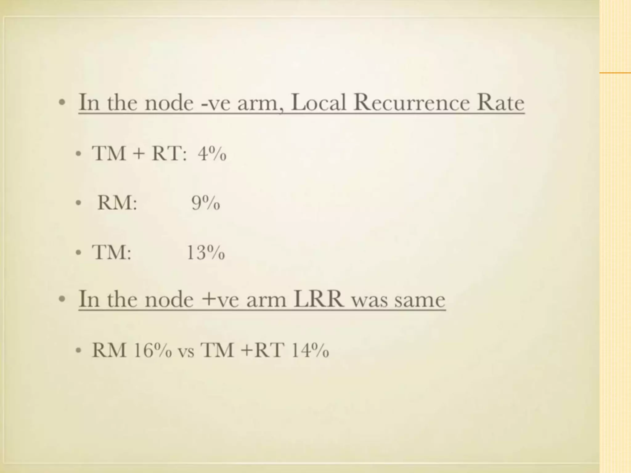 Landmark trials in breast Cancer surgery - NSABP 04,06,MILAN,EORTC ...