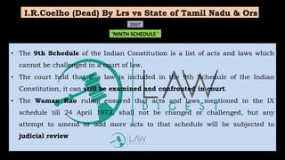Landmark cases on Constitution | PPTX