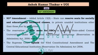 Landmark cases on Constitution | PPTX