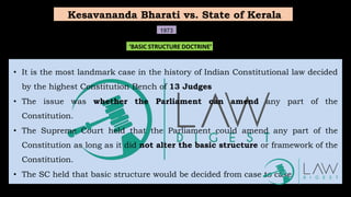 Landmark cases on Constitution | PPTX