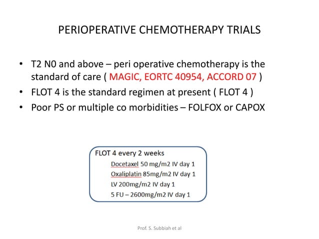 LANDMARK CHEMOTHERAPY AND RADIATION TRIALS IN GASTRIC CANCER.pptx