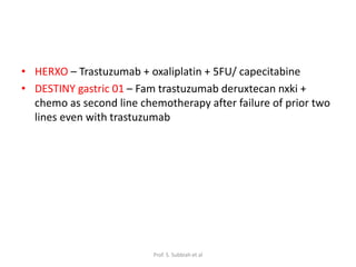 LANDMARK CHEMOTHERAPY AND RADIATION TRIALS IN GASTRIC CANCER.pptx