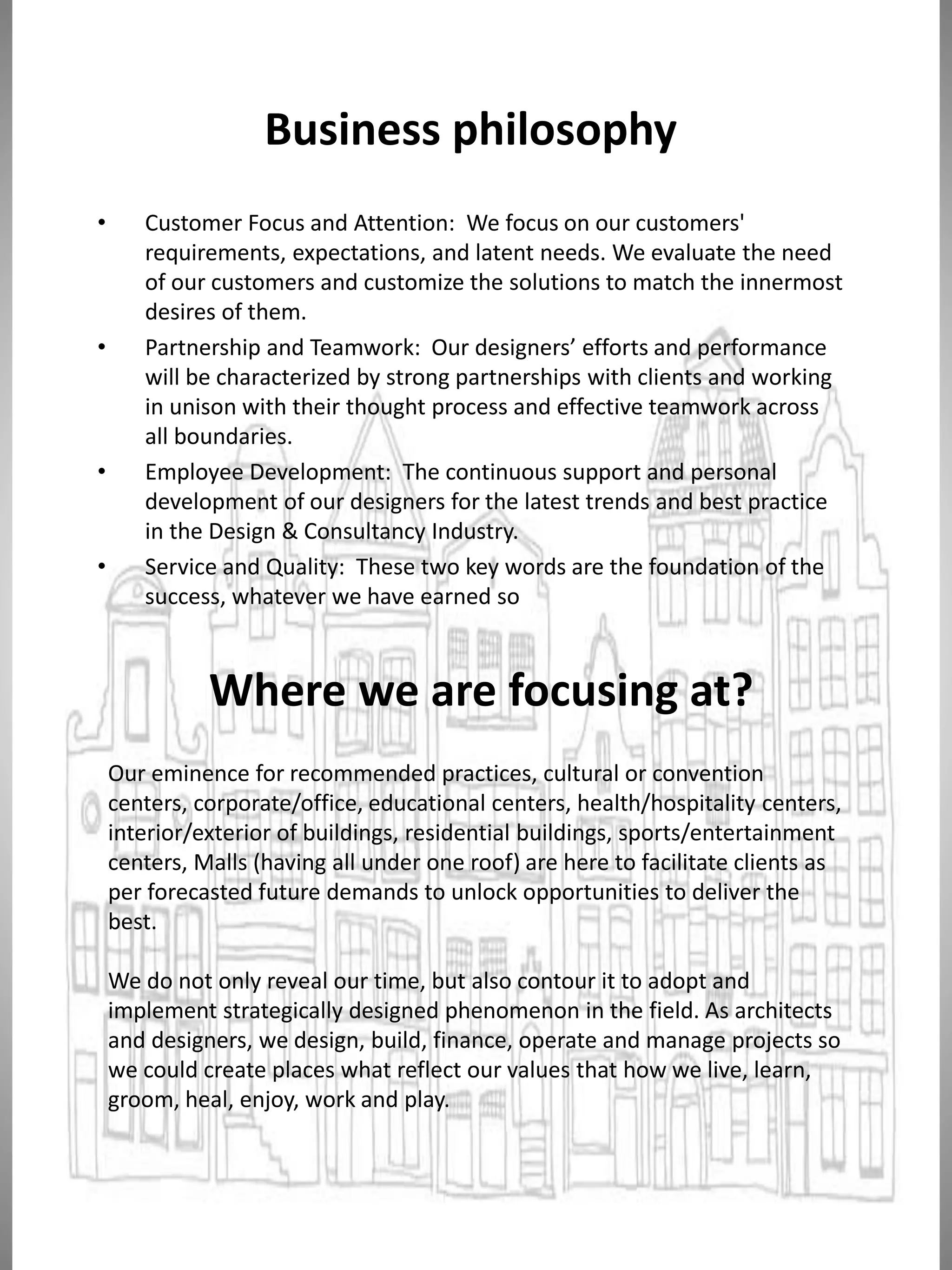 Landmark consultants company profile | PPTX