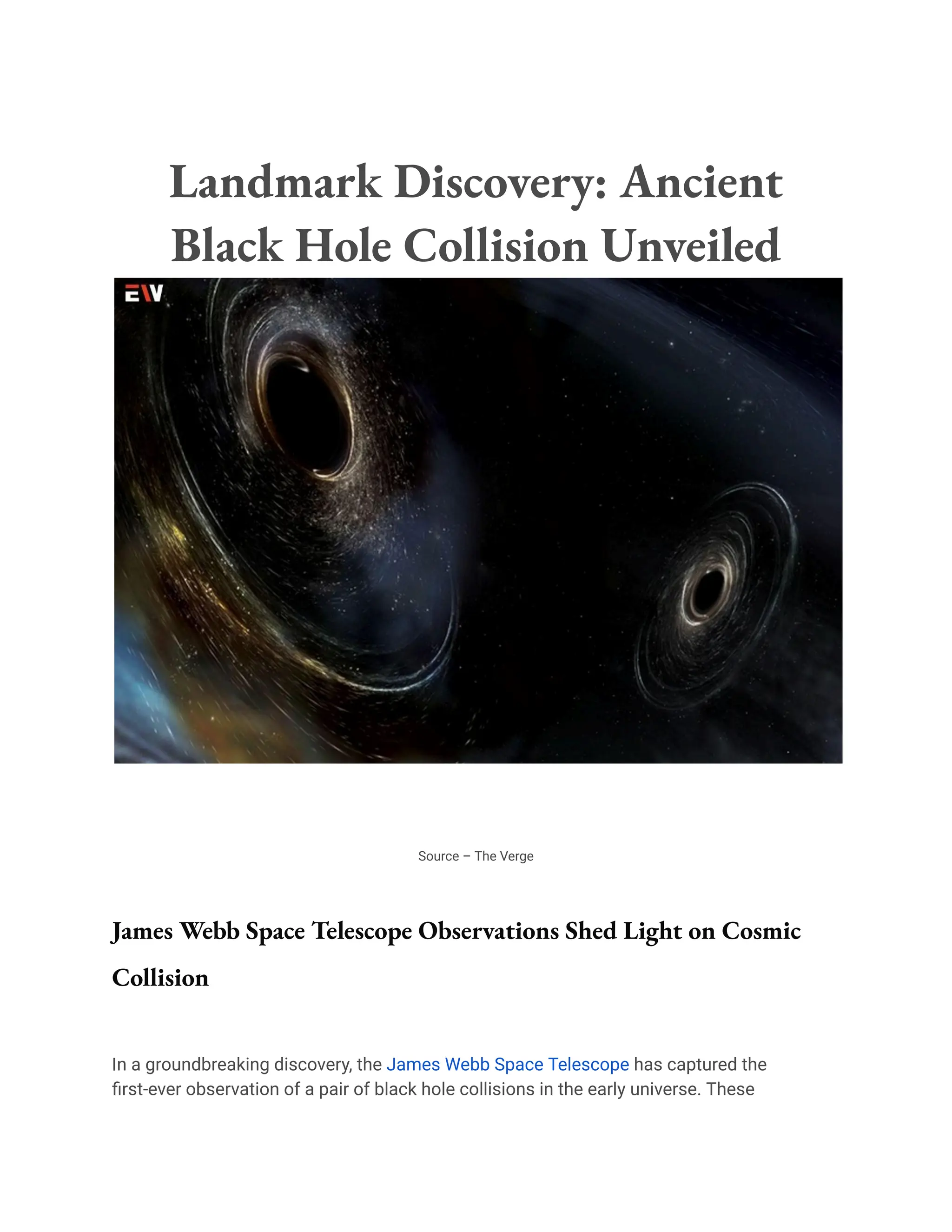 Landmark Discovery_ Ancient Black Hole Collision Unveiled.pdf