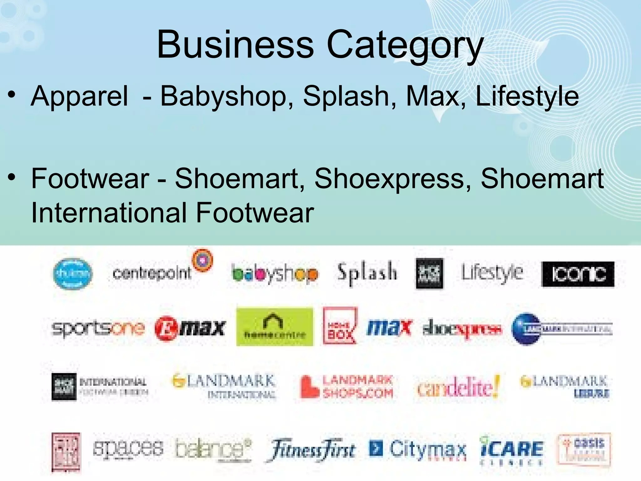 Landmark retail(1) | PPT