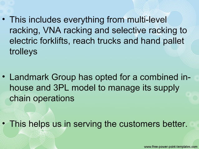 Landmark retail(1) | PPT