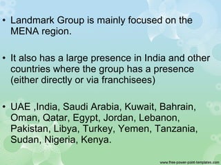 Landmark retail(1) | PPT