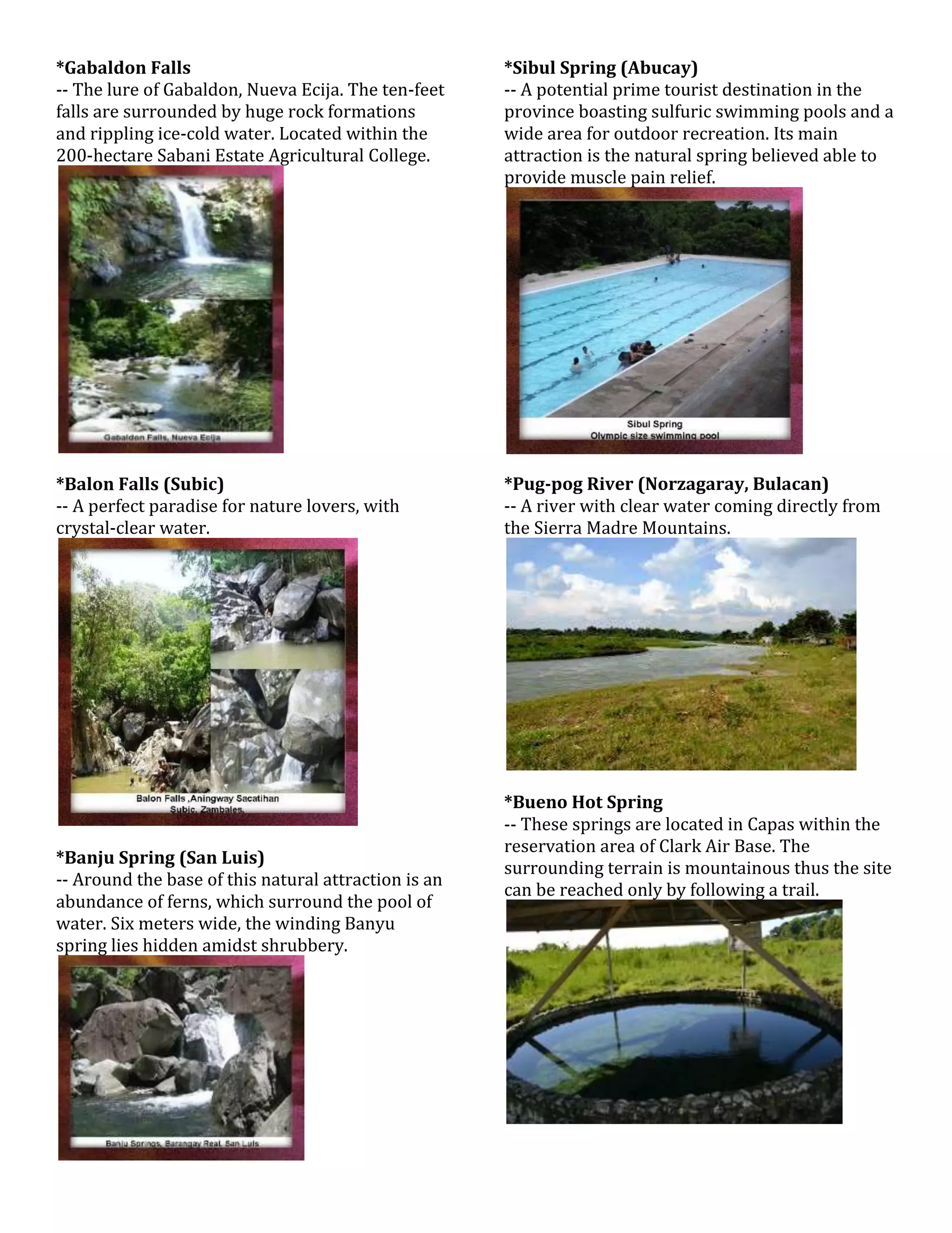 Land marks of region 3 | DOCX