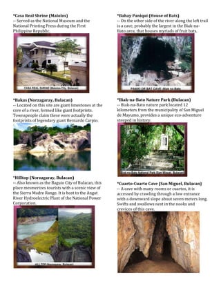 Land marks of region 3 | DOCX