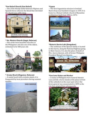 Land marks of region 3 | DOCX