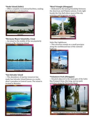 Land marks of region 3 | DOCX