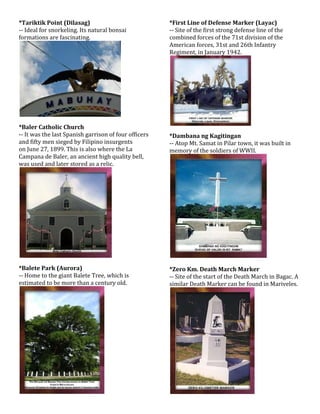 Land marks of region 3 | DOCX