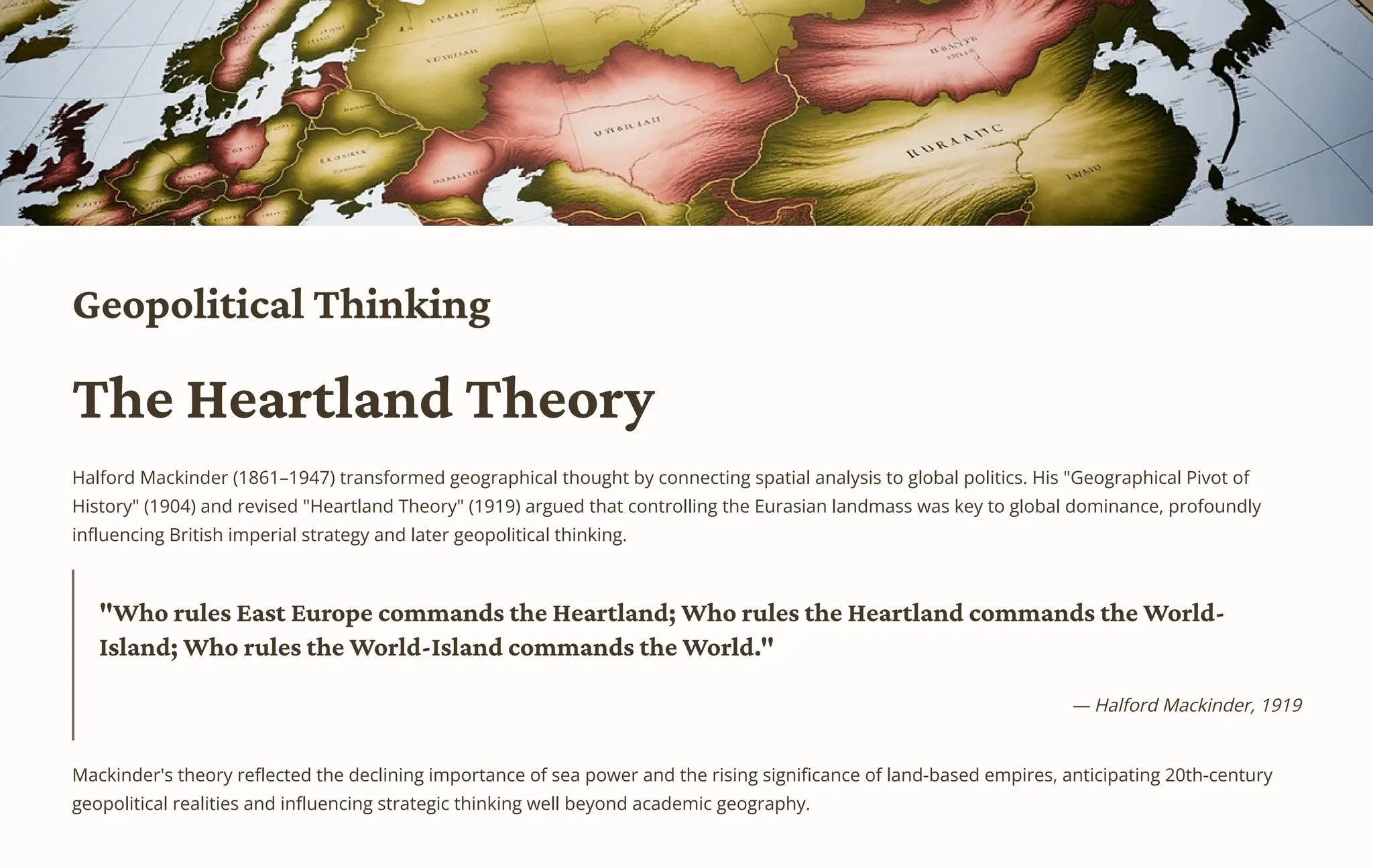 Landmarks in Geographical Thought: From Ancient Wisdom to Modern ...