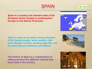 Landmarks and famous people in spain (5th grade) | PPTX