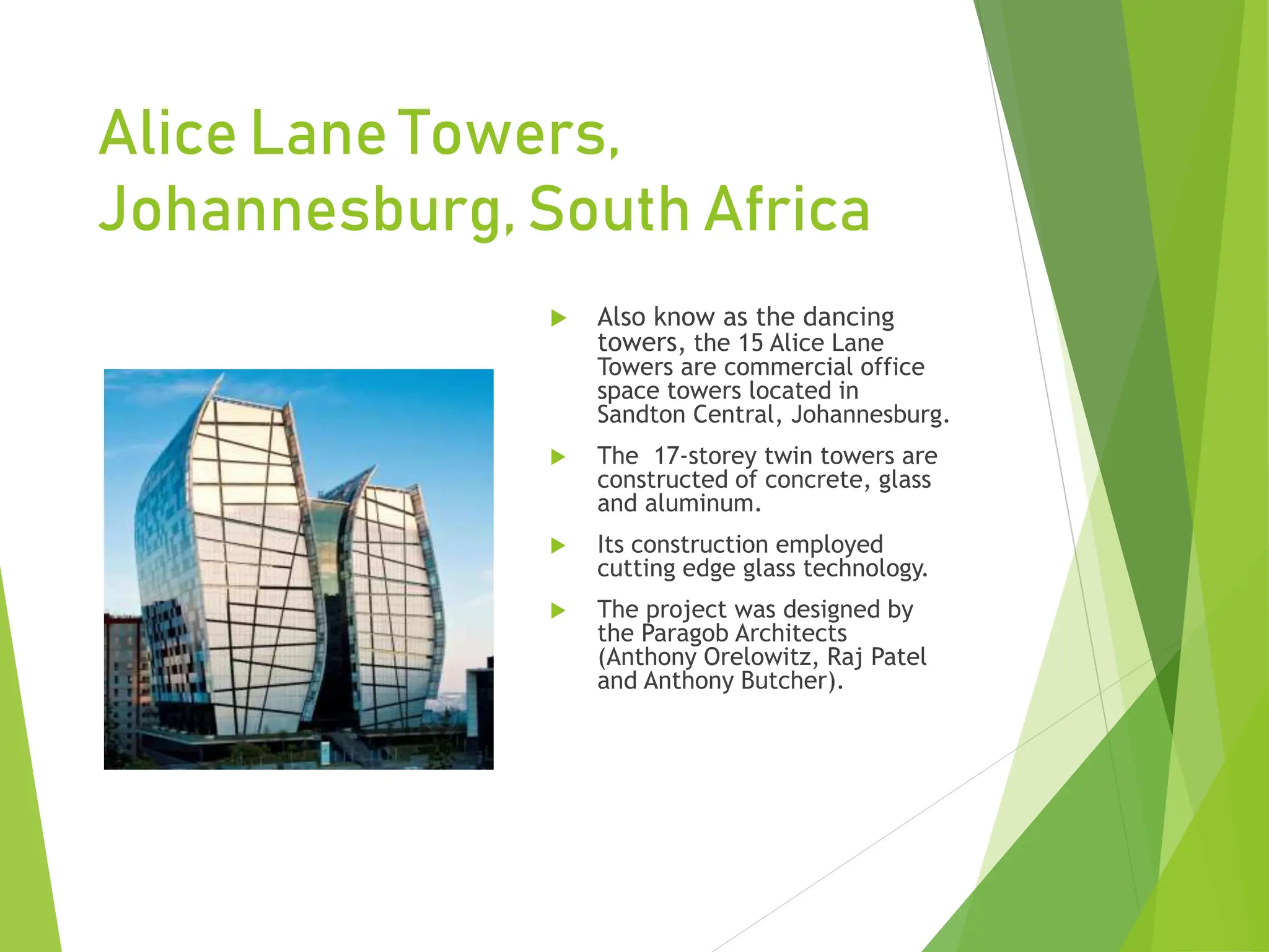 LANDMARKS AND MONUMENTS IN AFRICA (some landmarks in the continent of ...