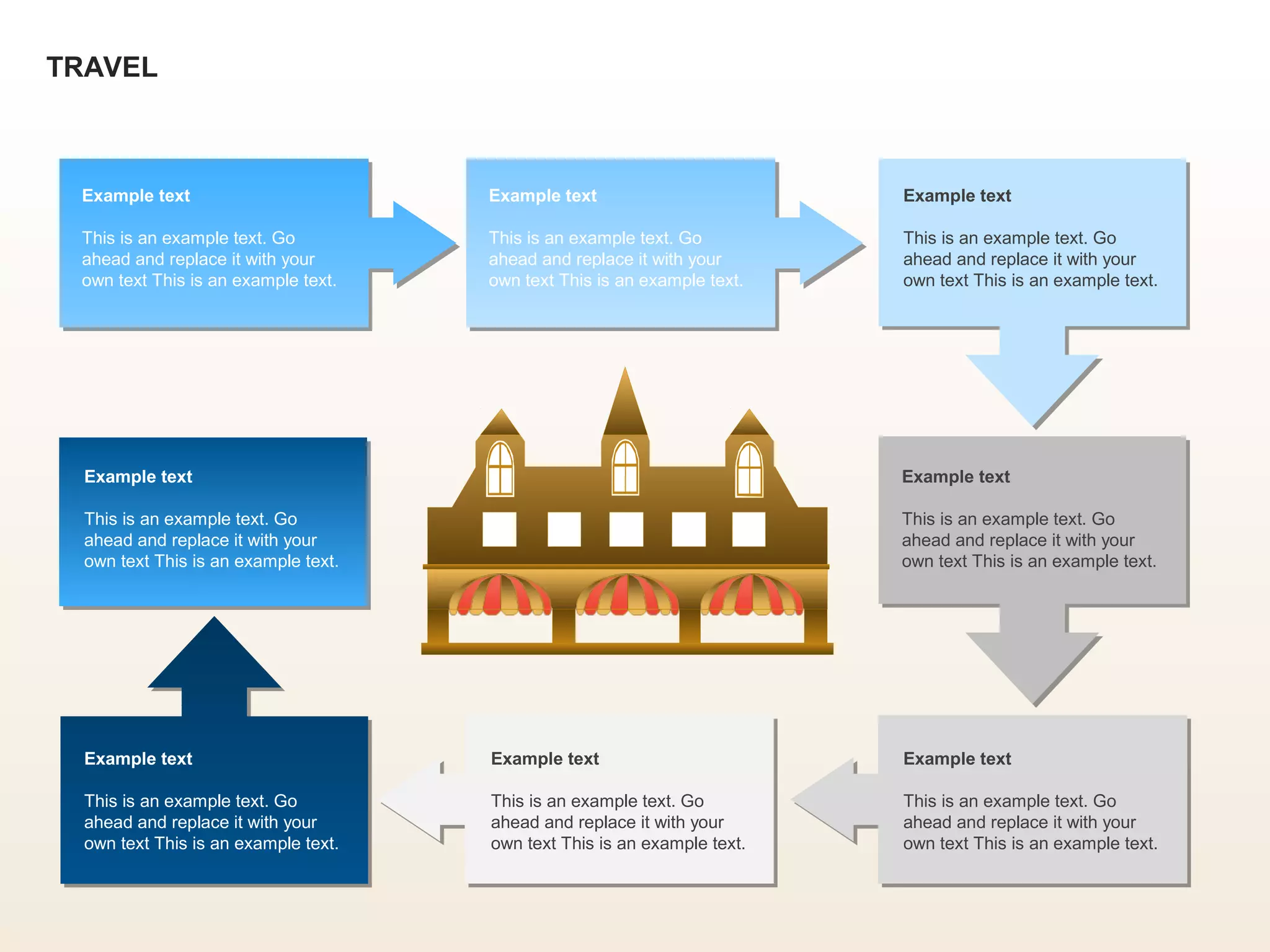 Landmark Shapes and Diagrams for PowerPoint | PPT