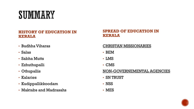 LANDMARKS IN THE HISTORY OF EDUCATION IN KERALA(4).pdf | Buddhism ...