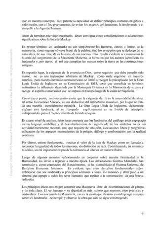 Landmarks masonicos | PDF