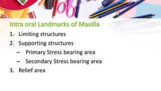 Landmarks of maxilla | PPT