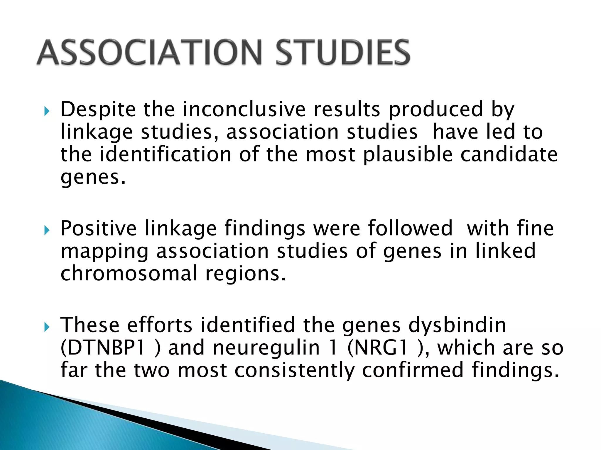 LANDMARK STUDIES ON GENETICS OF SCHIZOPHRENIA bikram.pptx