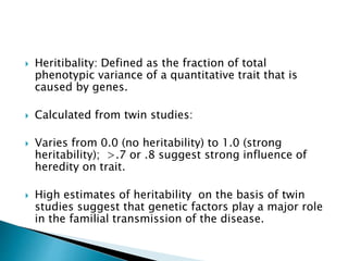 LANDMARK STUDIES ON GENETICS OF SCHIZOPHRENIA bikram.pptx