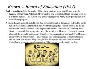 Landmark supreme court cases | PDF