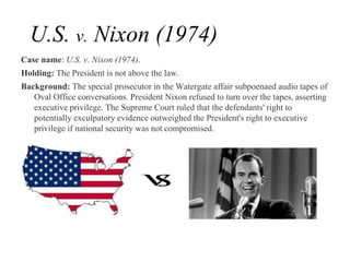 Landmark supreme court cases | PDF | Law