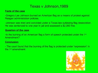 Landmark Supreme Court Cases and how they affected American society. | PPT