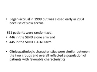 LANDMARK TRIALS IN BREAST CANCER SURGERY PART 1.pptx