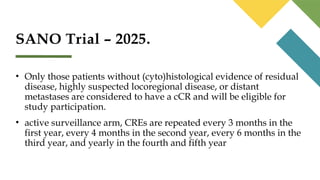 Landmark Trials in Carcinoma Esophagus management | PPTX