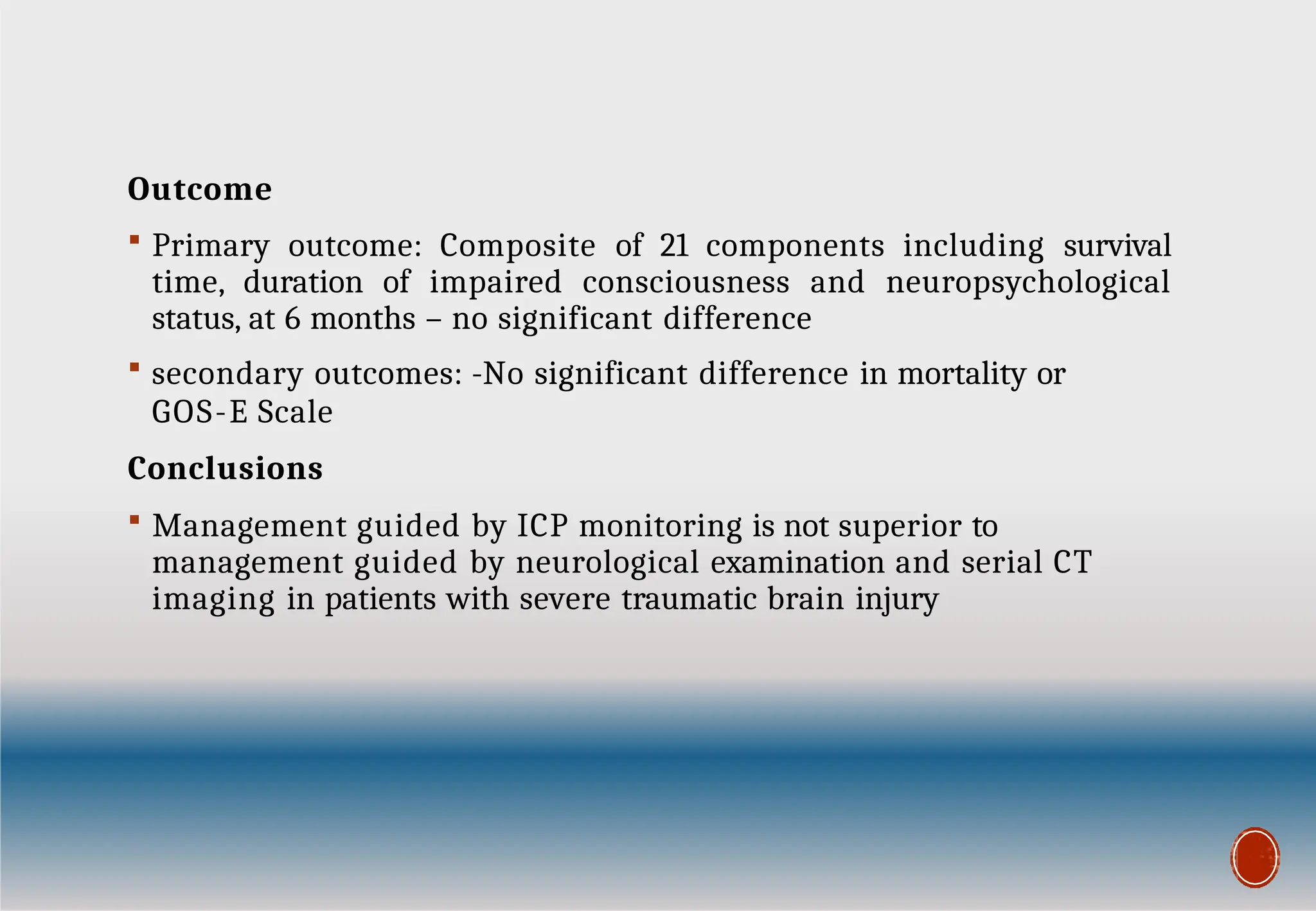 Landmark trials in neuro critical care.pptx