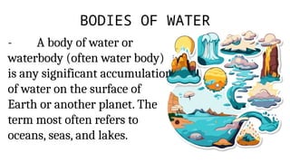 landmasses & bodies of water.pptx to locate | PPTX