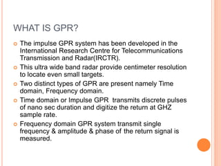 Land mine ppt | PPTX