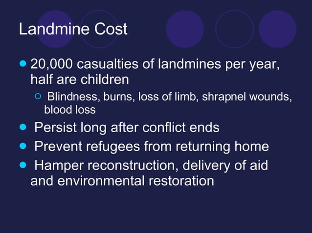 Landmines | PPT