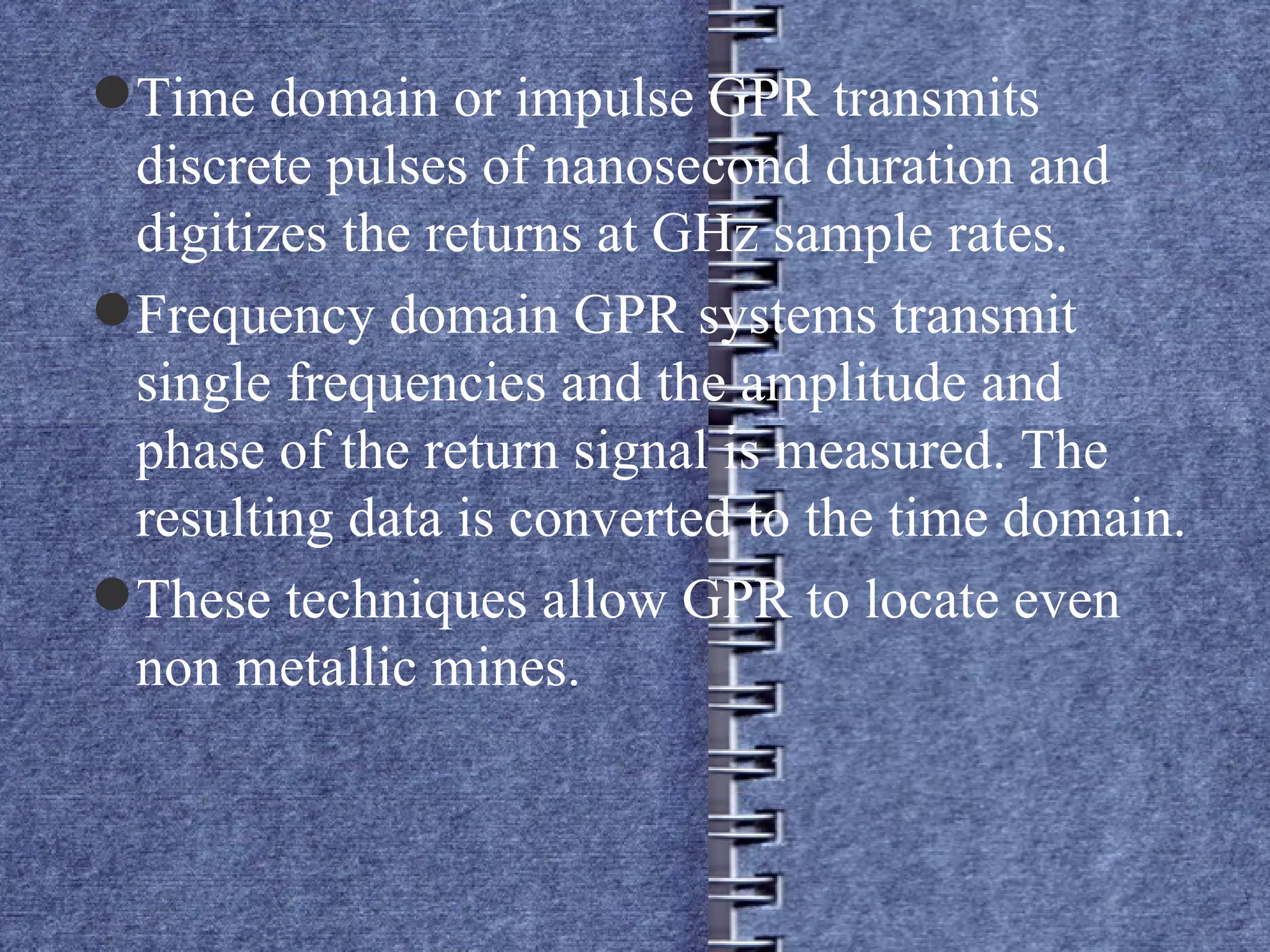 Landmines Detection | PPT