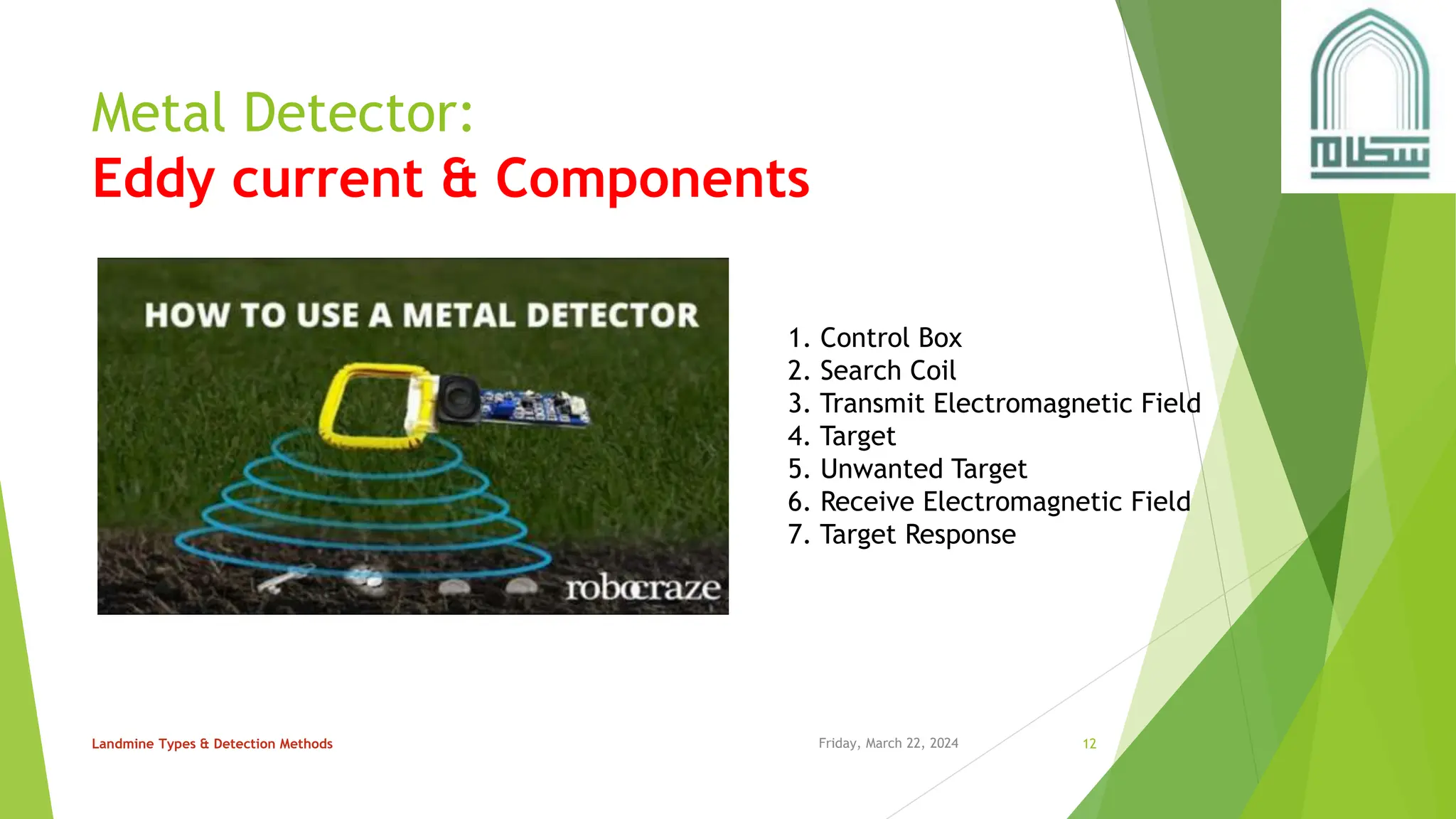 LandMines Types & detection -Majed -Reduced.pptx