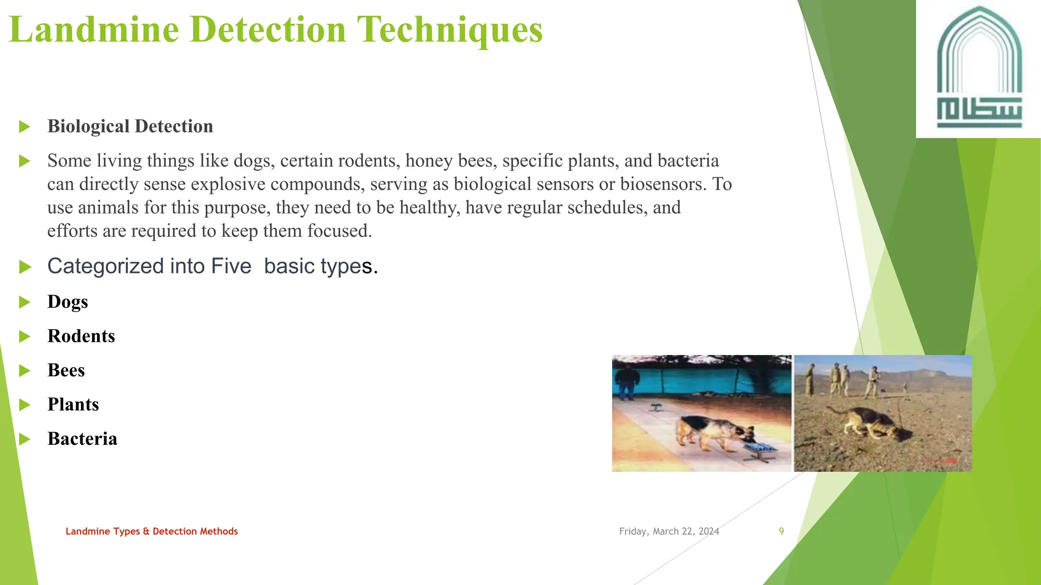 LandMines Types & detection -Majed -Reduced.pptx