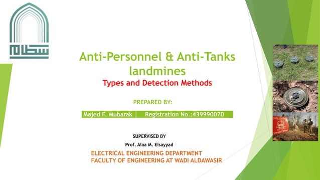 LandMines Types & detection -Majed -Reduced.pptx