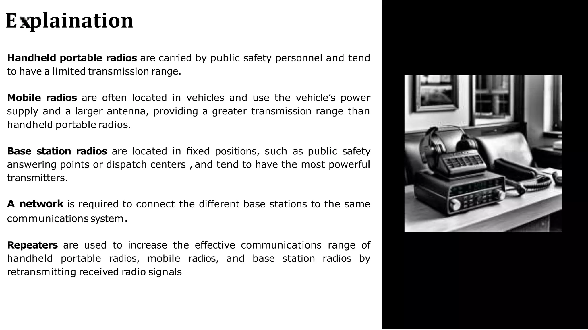 Land Mobile Radio | PPTX | Telecommunications Industry | Industries